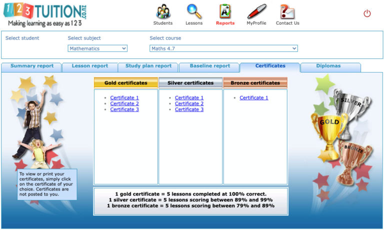 Online Maths Tuition - 123 Tuition